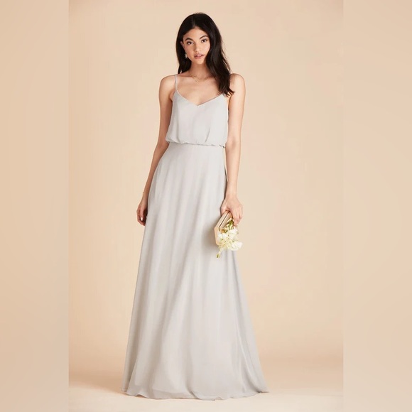 Birdy Grey | Dresses | Birdy Grey Gwennie Dress Chiffon Dove Gray Large ...